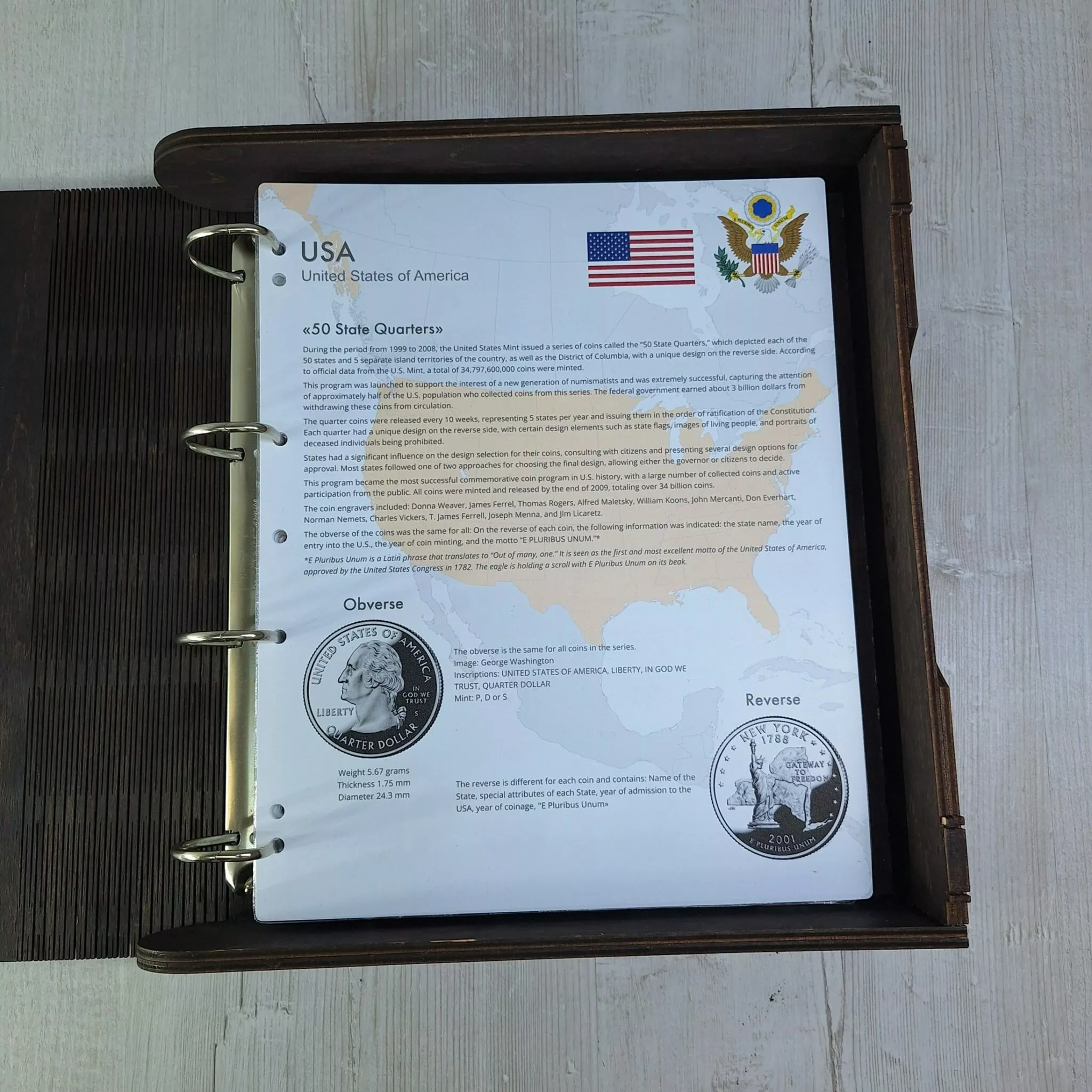 Gift album for coins of European Union - Geldium