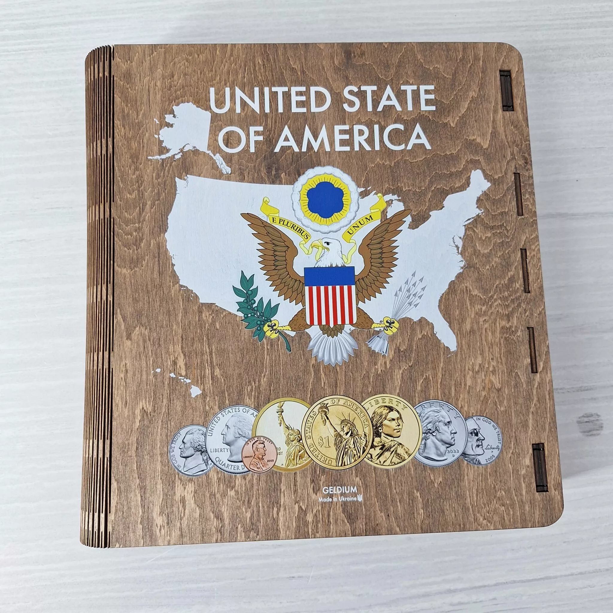 Gift album for coins of European Union - Geldium