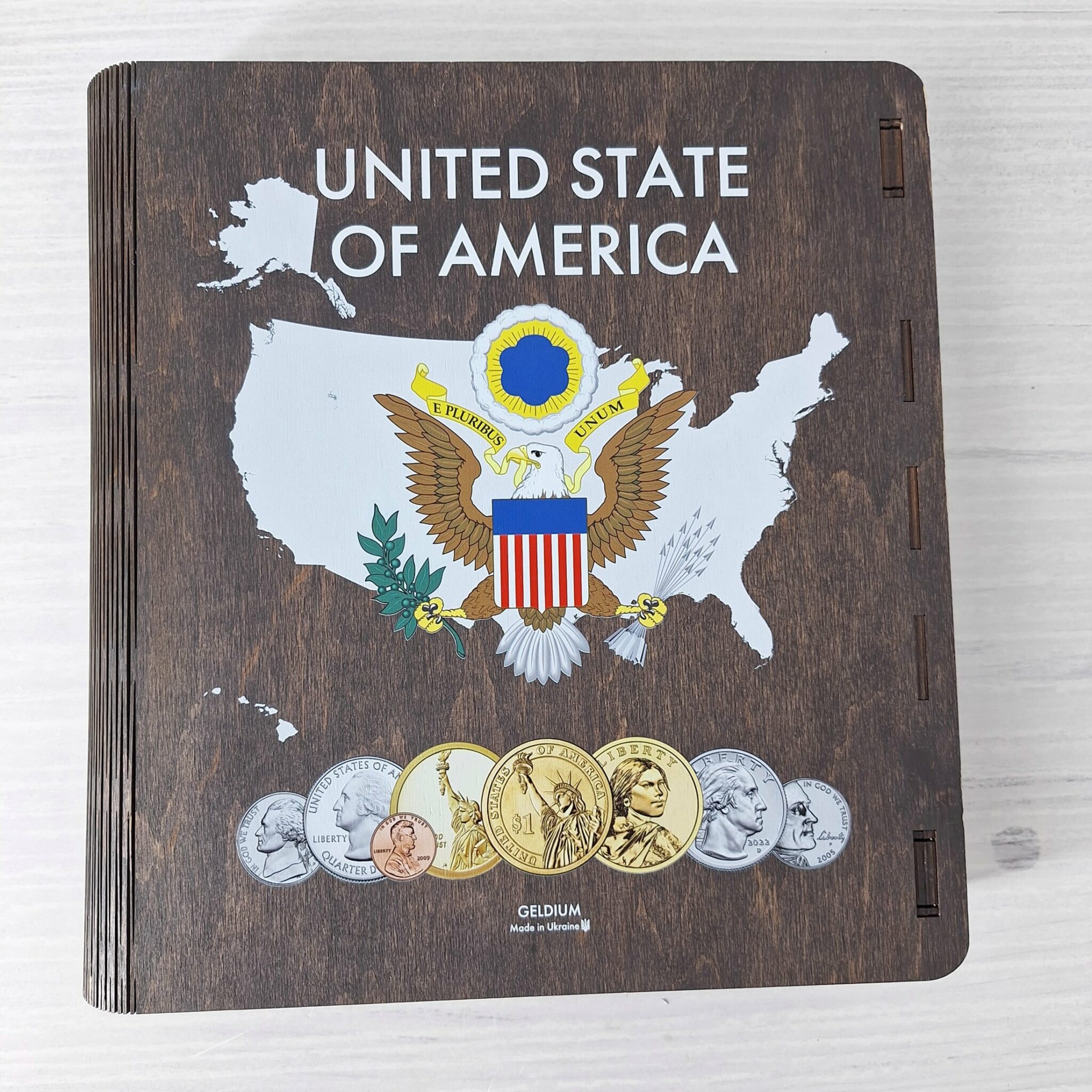 Gift album for coins of European Union - Geldium